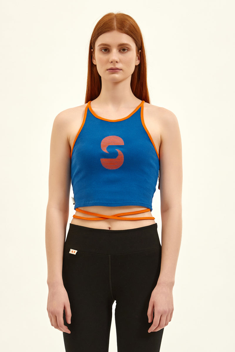 NSQ Active Strappy Crop Top - Cobalt Blue – NASAQU